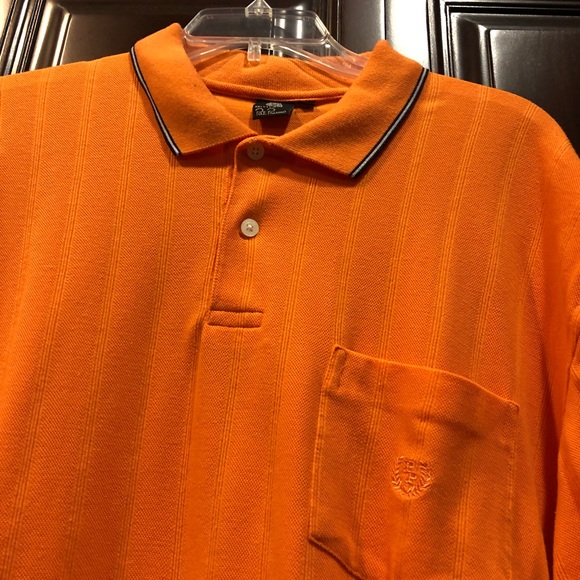 Pat Primo | Shirts | Used Xl Pat Primo Polo Shirt Orange With Collar ...